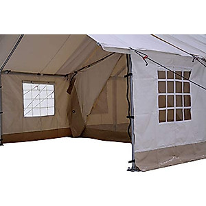 WHITEDUCK Alpha Wall Tent Porch for Hunting, Family Camping & Outdoor Activities (10'x12', Canvas)