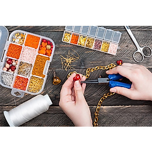 Paxcoo 1500Pcs Silver Jump Rings with Lobster Clasps and Jewelry Pliers for Jewelry Making Supplies Findings and Necklace Repair