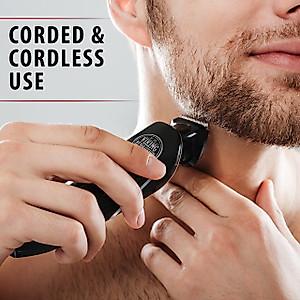 Beard Trimmer for Men - Mens Electric Razor, Hair Clippers for Beard. Adjustable and Portable Beard Grooming Kit for Men.