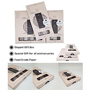 BALWOO [Made in Korea] Goryeo Celadon Design Korean Table Sticky Rice Spoon and Chopsticks 430 Stainless Steel Glossy Surface Mukbang Cutlery (Blue)