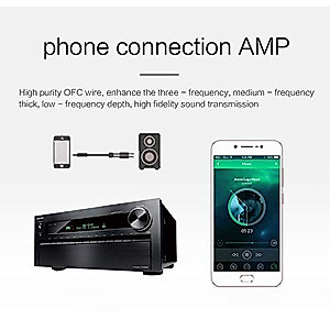 LinkinPerk 3.5mm 1/8" TRS Male to 2X 6.35mm1/4" TS Male Mono Stereo Y-Cable Foot Splitter (6FT)