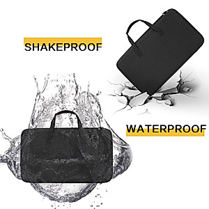 Brappo Miniature Storage Carrying Figure Case -Figurine Minature Carrying Case,Compatible with Warhammer 40k, Dungeons & Dragons and More.With 64 Slot Sponge and Pre-Cut Customizable Space Sponge.