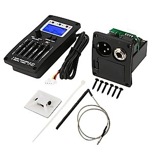 F-5T 5Band Equalizer Digital Tuner Pickup for Electric Acoustic Classic Guitar