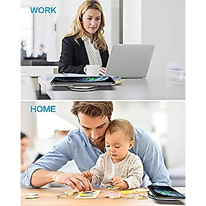 Fast Wireless Charger,Vebach Wireless Charging pad Compatible with iPhone 14/13/12 Pro Max/12/13/12 Mini/SE/11/11 Pro/XS/XR/8,Galaxy S20 S10 S9 S8, Note 10 Note 9 etc