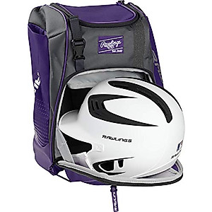 Rawlings Franchise Player's Baseball Backpack, Purple