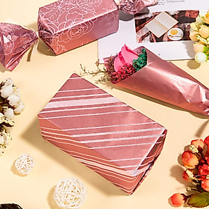 Whaline 120PCS Rose Gold Tissue Paper 6 Style Gift Wrap Paper Bulk Gift Wrapping Accessory Craft Paper Decorative Paper Art Tissue for Home Kitchen Birthday Party