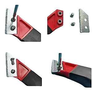 Cleaning Tile Grout Removal Tool, Saw Angle Grout Scraper, Utility Knife Set, 2 Knives And 5 Blades Replacement Blades For Tile Cleaning