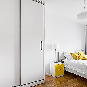 INCAUCA 2 Pack Barn Door Handles, 6 Inch Flush Door Pull, Recessed Door Handles, Sliding Closet Door Finger Pull, Rectangular Flat Plate for Pocket Door Drawer Cabinet Cupboard (Gold)