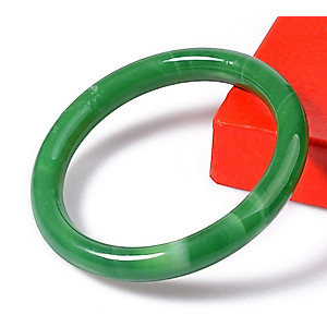 Antiquity Sian Art Good Luck and Light Green Bracelet Bangle - for Comeliness Inside Diameter 2.36 inch
