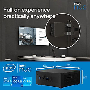 Intel NUC 11 NUC11PAHi7 Panther Canyon Mini Computer 11th Gen Core i7-1165G7, 4 Cores, 8 Threads, 12MB Smart Cache, Iris Xe Graphics, 0GB RAM, 0GB SSD, No OS, Barebone