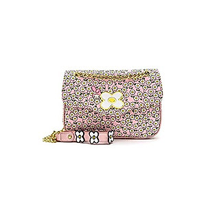 Loungefly x Sanrio My Melody Flower Field Patterned Crossbody Purse (One Size, Pink Multi)