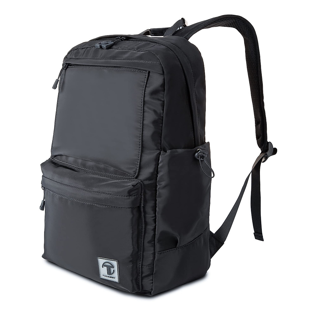 TALMONT Travel Laptop backpack for Men Waterproof Carry-on backpack for School and College, Large Gym Back Packs Flight Approved Bag (Style 1 - Black)