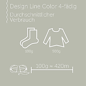 Regia 9801629 08078 Hand Knitting Yarn Wool, Iceland, 18 x 9 x 9 cm, Wool, Garden, 16 x 9 x 7.5 cm