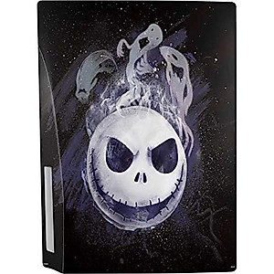 Skinit Decal Gaming Skin Compatible with PS5 Console - Officially Licensed Disney The Nightmare Before Christmas Jack Skellington Face Art Design
