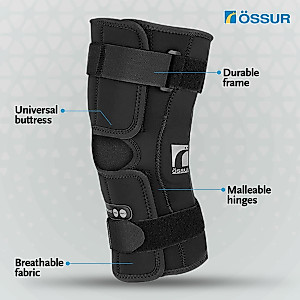 Össur Rebound Knee Wrap - Premium Compression for Personalized Knee Support, Stability, and Comfort in Sports, Workouts, and Everyday Wear - Enhance Knee Health and Performance (X-Small)