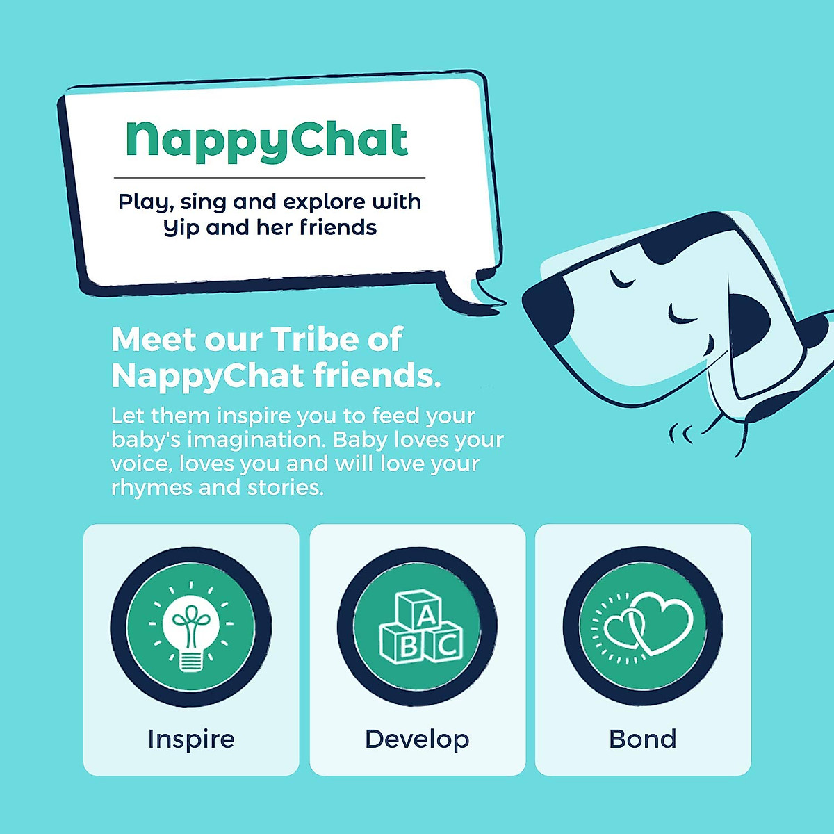 Mum & You Nappychat Premium Performance Eco Diapers, Size 5 (36 Diapers) Smart Tube Technology Leak Protection. 100% Recyclable. Hypoallergenic, Dermatologically-Tested. No Lotion, Perfume or Dyes.