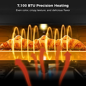 CAMPLUX Classic RV Propane Range 17 Inches, Propane Range Oven with 3 Burners Cooktop for RV, RV Propane Stove Oven Combo 28,100 BTU/Hr, Stainless Steel RGS17MSF