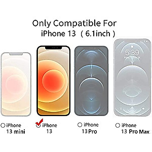 EGALO Compatible with iPhone 13 Clear Case,Slim Thin Silicone Soft Skin Flexible TPU Lightweight Gel Rubber Anti-Scratches Shockproof Protective Cases Cover for iPhone 13,Crystal Clear