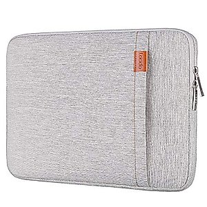Lacdo 13.3 Inch Laptop Sleeve for 13 Inch MacBook Air | MacBook Pro Retina 2012 - Early 2016 | 12.9 Inch iPad Pro | Surface Book | 360° Protective HP Dell ASUS Chromebook Case, Water Repellent, Gray