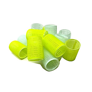 Set of 12-40mm (1-1/2”) Self Grip Hair Rollers Pro Salon Hairdressing Curlers Large For Long Hair