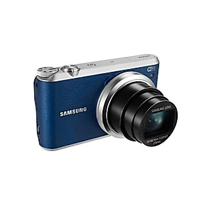 Samsung WB350F - 16.3MP BSI CMOS, 21X Optical Zoom, 3-inch LCD touchscreen, 1080p HD Video, Smart WiFi and NFC Digital Camera - Blue