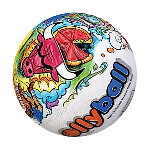 Ollyball Chicago Bulls NBA Team Edition - Patented Award Winning Colorable Indoor Kickball