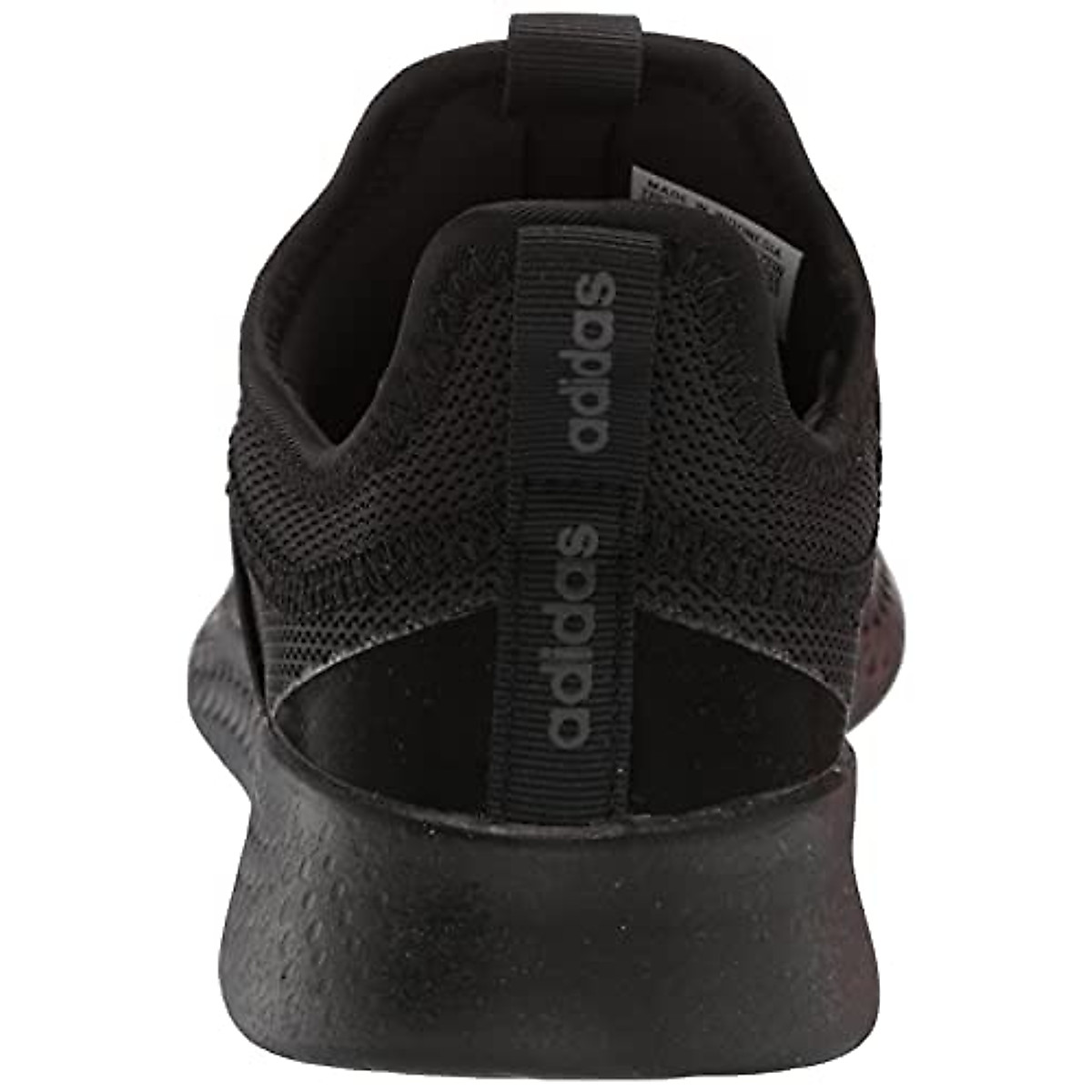 adidas Women's Puremotion Adapt Running Shoe, Black/Black/Iridescent, 10