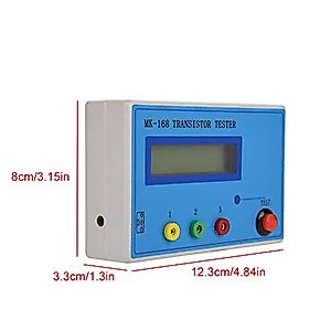Mk-168 Transistor Tester-ESR Meter MK-168 Transistor Tester Diode Triode Capacitance Proof ESR RLC LCR NPN PNP MOS Meter