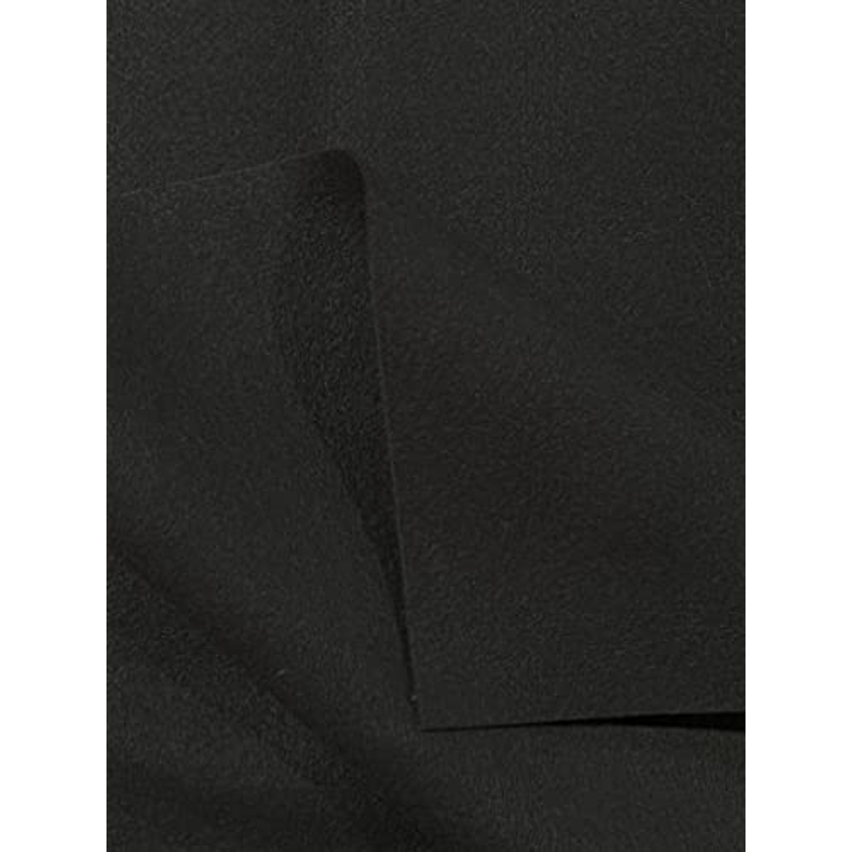 Zaza Design Acrylic Felt Fabric by The Yard - Use This Soft Felt Roll for Sewing, Cushion, and Padding, DIY Art & Craft - 72 Inches Wide & 1.6mm Thick Felt - Black, 1 Yard