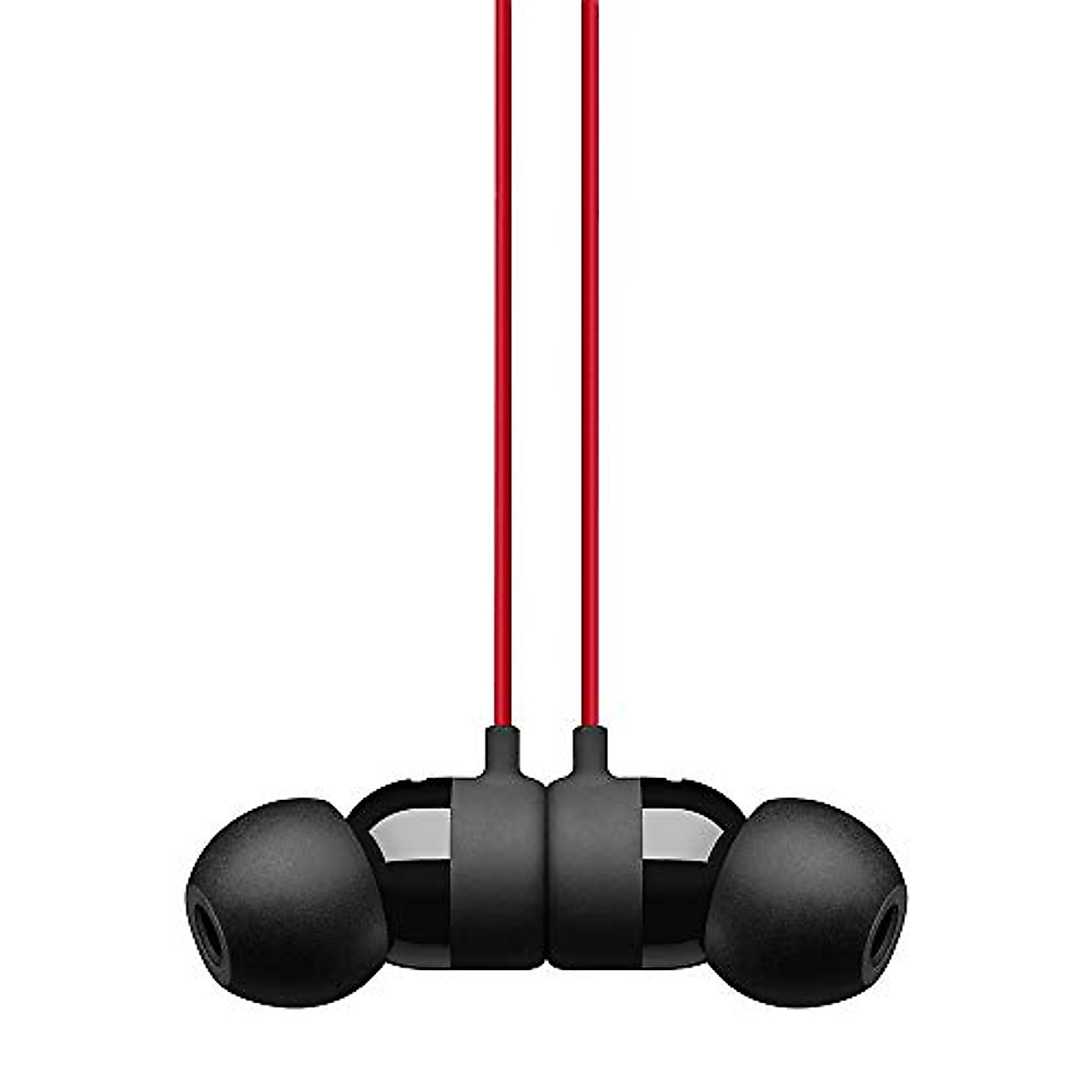BeatsX Wireless Earphones - Apple W1 Headphone Chip, Class 1 Bluetooth, 8 Hours of Listening Time - Black-Red
