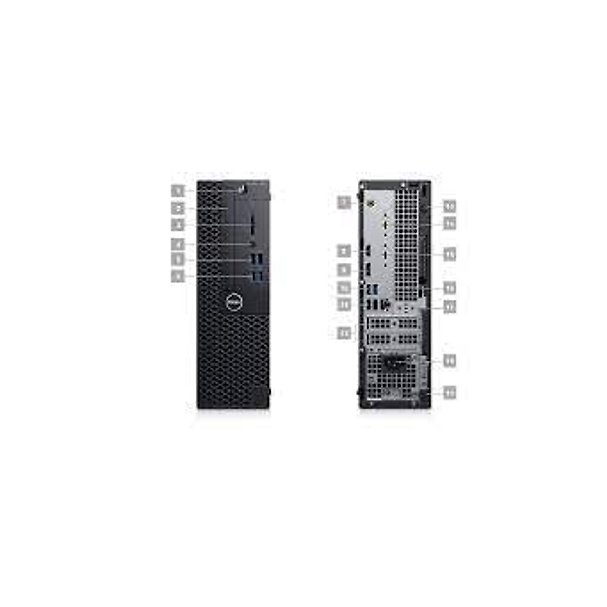 Dell OptiPlex 3070 Small Form Factor Intel Core i5-9500 4.4GHz Turbo 16GB RAM 250GB NVMe Win 11 Pro (Renewed)