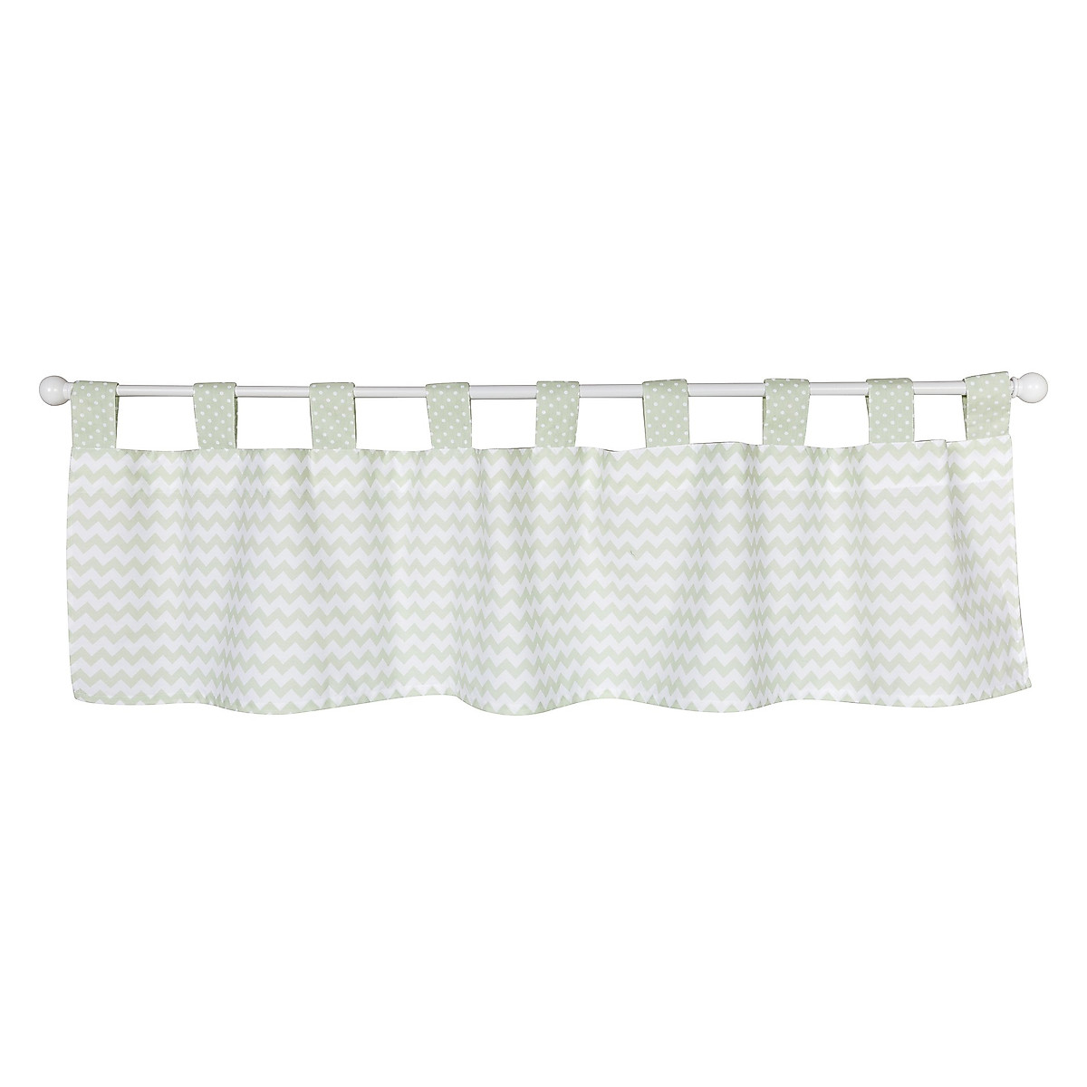 Trend Lab Sea Foam Window Valance, Sage