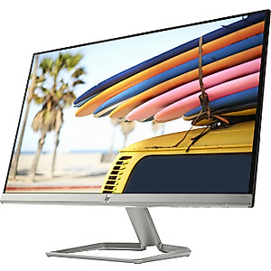 HP 24Fwa 23.8-Inch Display with Audio (4TB29AA#ABA, Silver/White)