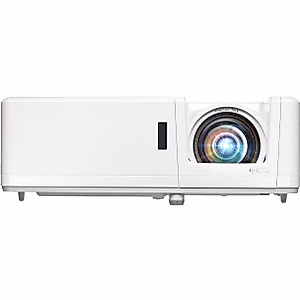 Optoma ZH406STx Short Throw Full HD Professional Laser Projector | DuraCore Laser Technology | High Bright 4,200 Lumens | 4K HDR Input | Four Corner Image Adjustment | Network Compatible