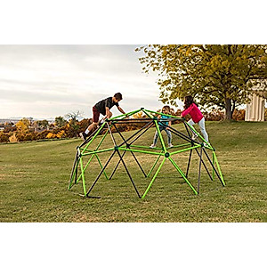 Lifetime 90951 Geometric Dome Climber Jungle Gym, 5.5' High x 11' Wide, Mantis Green & Bronze, 66-Inch
