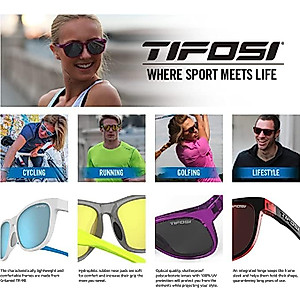 Tifosi Swank Sunglasses (Golden Ray/Sky Blue Mirror Lenses)