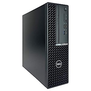 Dell OptiPlex 5080 SFF Small Form Factor Desktop Computer - 10th Gen Intel Core i7-10700 8-Core up to 4.80 GHz CPU, 64GB DDR4 Memory, 1TB Hard Drive, Intel UHD Graphics 630, DVD Writer, Windows 10 Pro