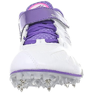 Saucony Women's Spitfire 2, White/Purple, 10 M US