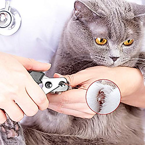 Tpotato Dog Nail Clippers, Dog Nail Trimmer Large Breed with Quick Sensor,Safari Professional cat Nail Clipper with Safety Guard and Nail File.