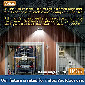 Owleye 6000LM Dusk to Dawn Outdoor Lighting LED Barn Light Security Lights, 42W 4000K Daylight, AC 110-240V, Waterproof Outside Lights for Yard Warehouse Garage