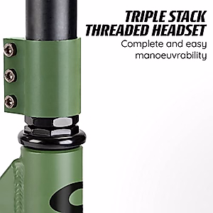 Osprey Dirt Scooter | for Adults and Beginners Bicycle with Chunky Road Tyre Off Road All Terrain Pneumatic Trail Tires and Aluminium Deck, Multiple Colours