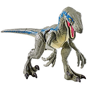 JURASSIC WORLD BATTLE DAMAGE Velociraptor Blue
