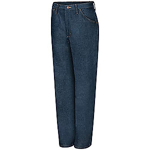 Red Kap Men's Classic Rigid Jean, Rigid Denim, 50x32