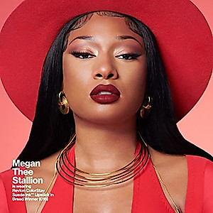 REVLON Lipstick, ColorStay Suede Ink, Built-in Primer, Infused with Vitamin E, Waterproof, Smudge-proof, Matte Color, 015 Lip Boom, 0.09 oz.