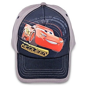Disney Toddler Boys Cars Lightning McQueen Cotton Baseball Cap, Age 2-5