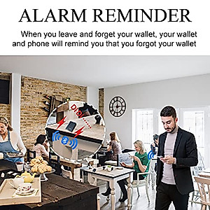 Anti-Lost Trackable Wallet for Men, Mens Wallet with GPS Position Locator & Bluetooth Tracker…