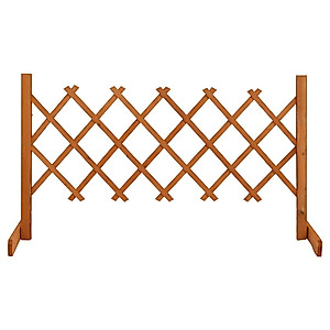CUMYZO Garden Fence,Resizable Garden Panel No Dig Fence Dog Panels Retractable Fence Outdoor Garden Fencing for Yard Temporary Fence Folding,Outdoor Portable Yard Fence