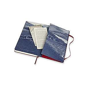 Moleskine Limited Edition Harry Potter Notebook, Hard Cover, Large (5" x 8.25") Ruled/Lined, Bordeaux Red, 240 Pages