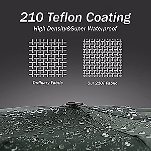 Chakipee Travel Inverted Umbrella Compact Windproof- Automatic reverse Umbrellas for Rain - Men and Women, Folding Portable Teflon Coating 48inch Span, 10 Ribs Large Umbrella