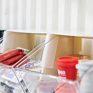 Tea Bags Storage Holder Dustproof Milk Tea Bag Organizer Rack Detachable Storage Box Divided Storage Bins Tea Bag Holder Organizer